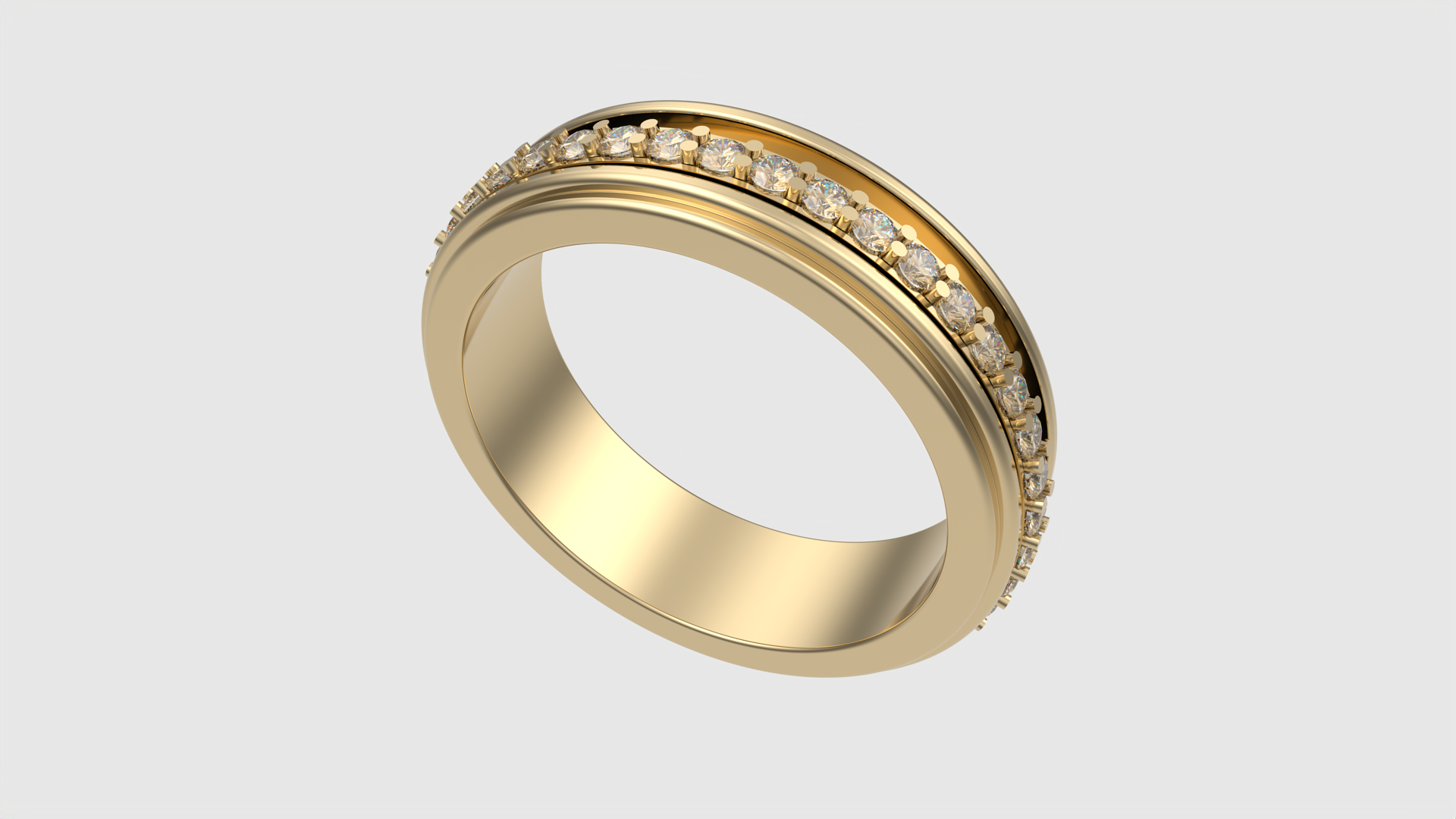3D Rotating Center Band Ring JDBCo - TurboSquid 2343883