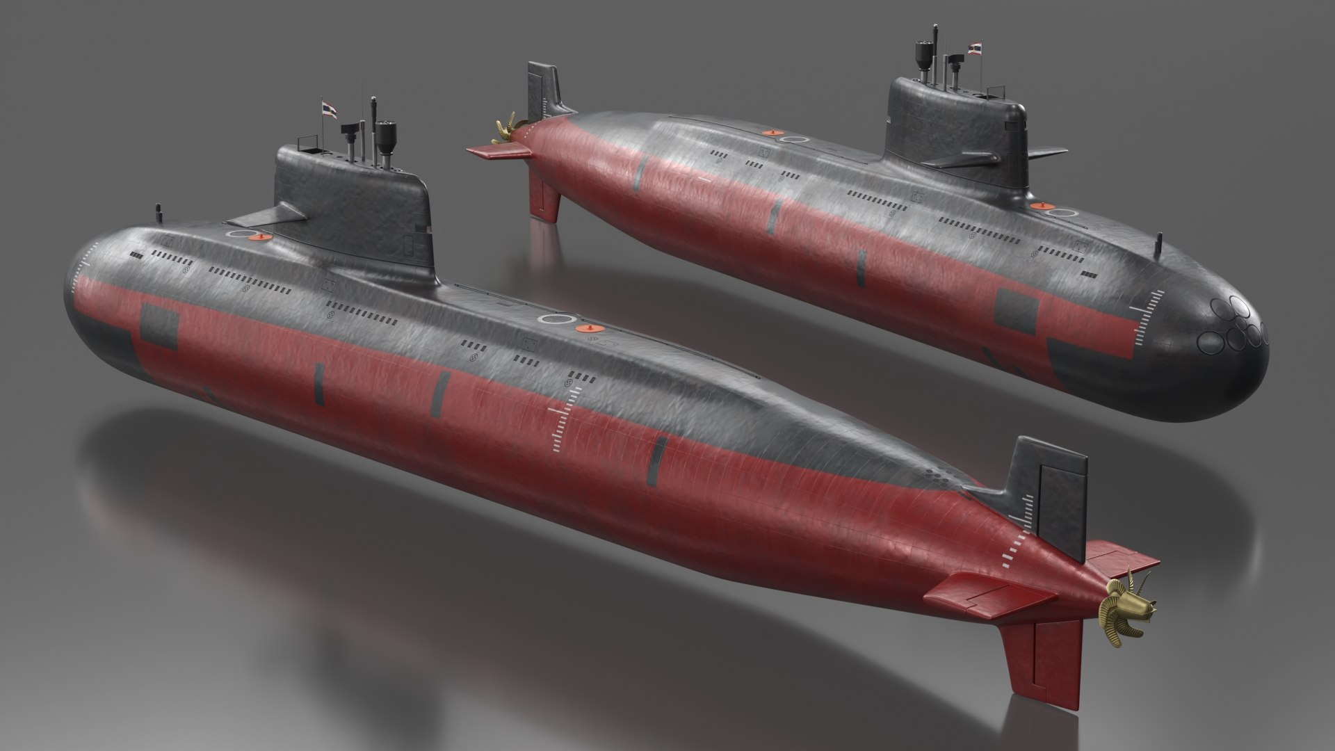 3D Model Thai Navy Attack Submarine Type 039A - TurboSquid 2418858