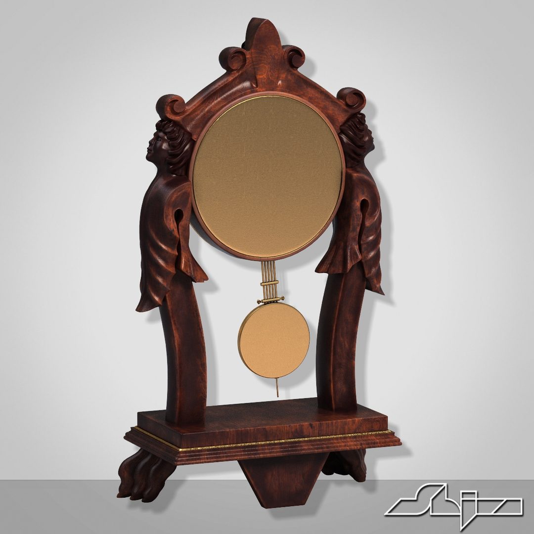 old table clock animation ma