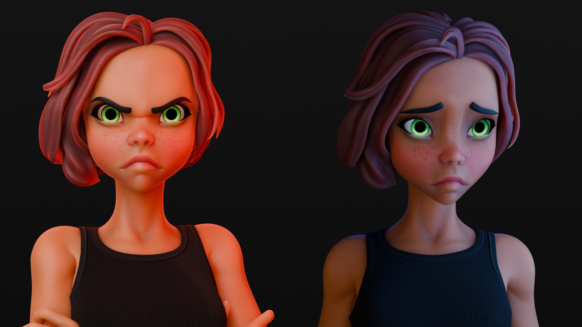 Serena Blender Rig 3D Model - TurboSquid 2350356