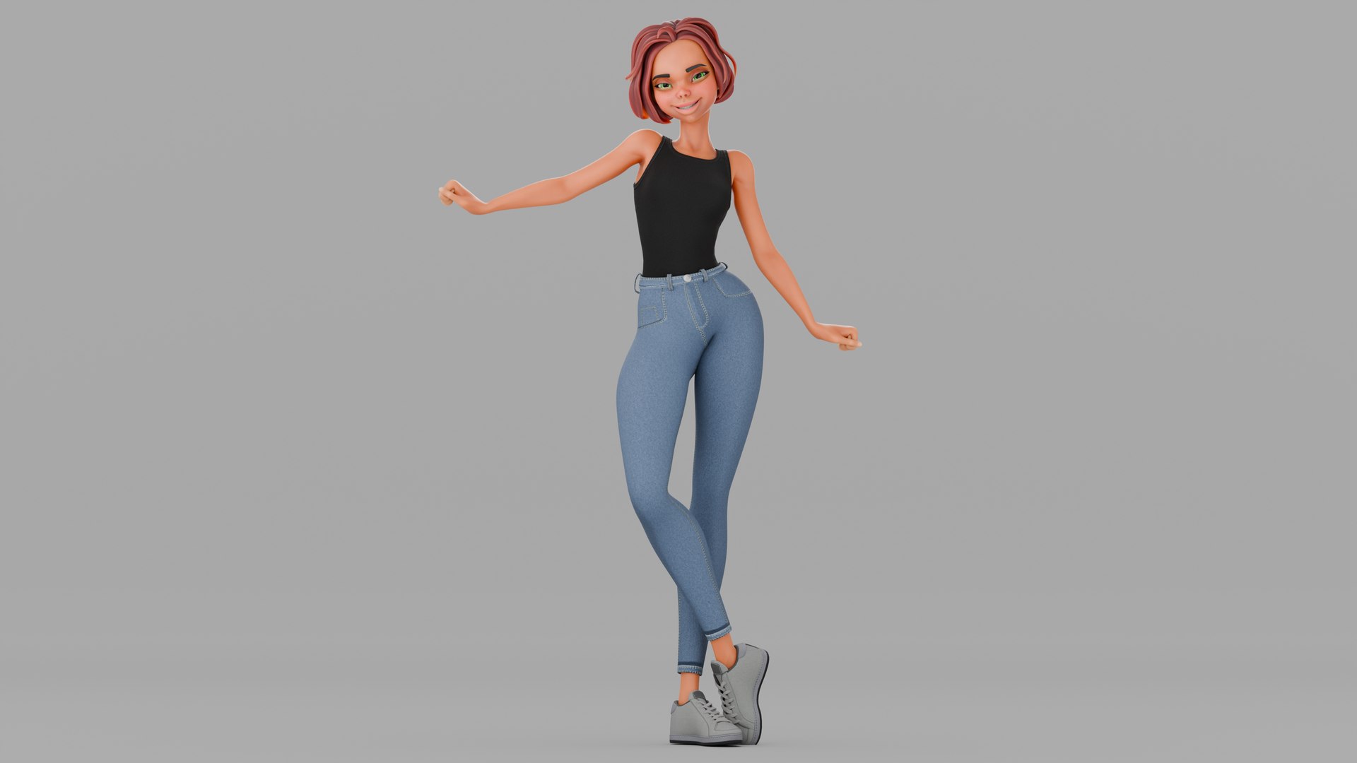 Serena Blender Rig 3D Model - TurboSquid 2350356