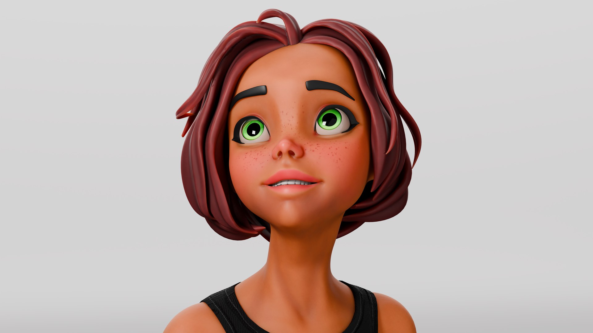 Serena Blender Rig 3D Model - TurboSquid 2350356