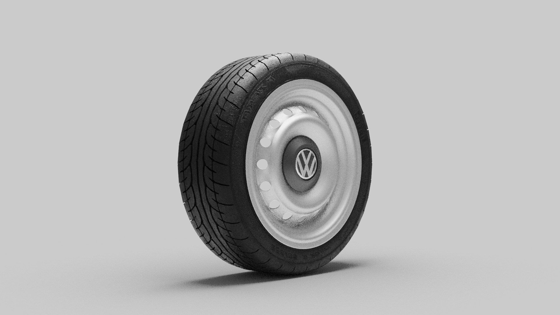 Car Volkswagen Transporter Wheel With Rim 3D Model - TurboSquid 2146123