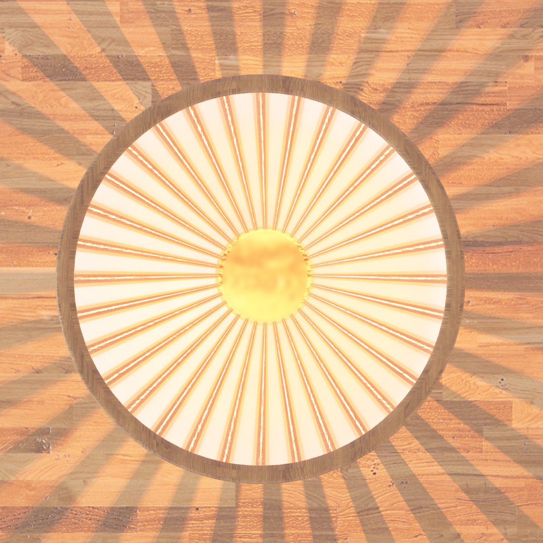 Barasti Lamp 3d Model