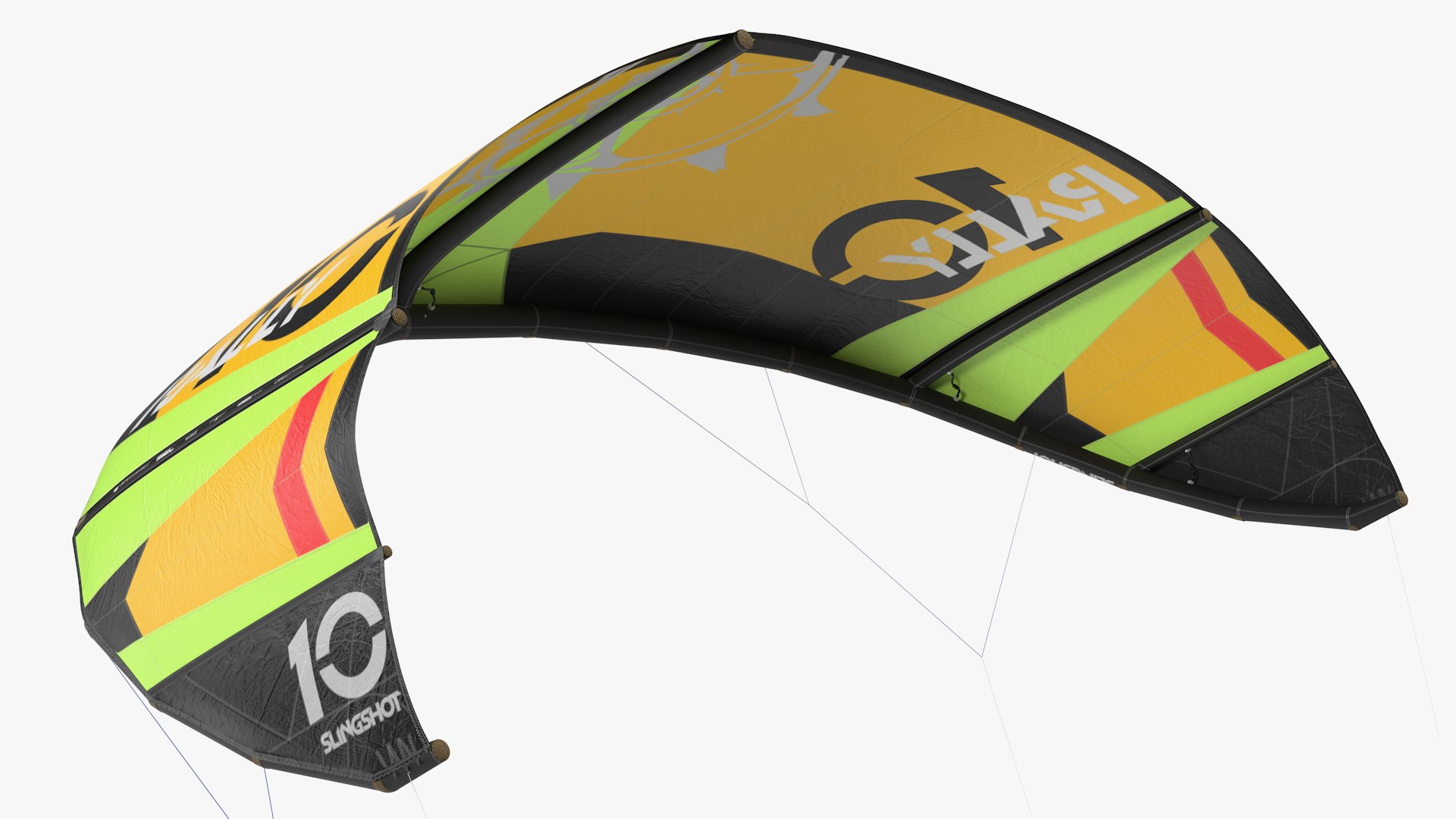 3D kitesurfing wing model - TurboSquid 1495661