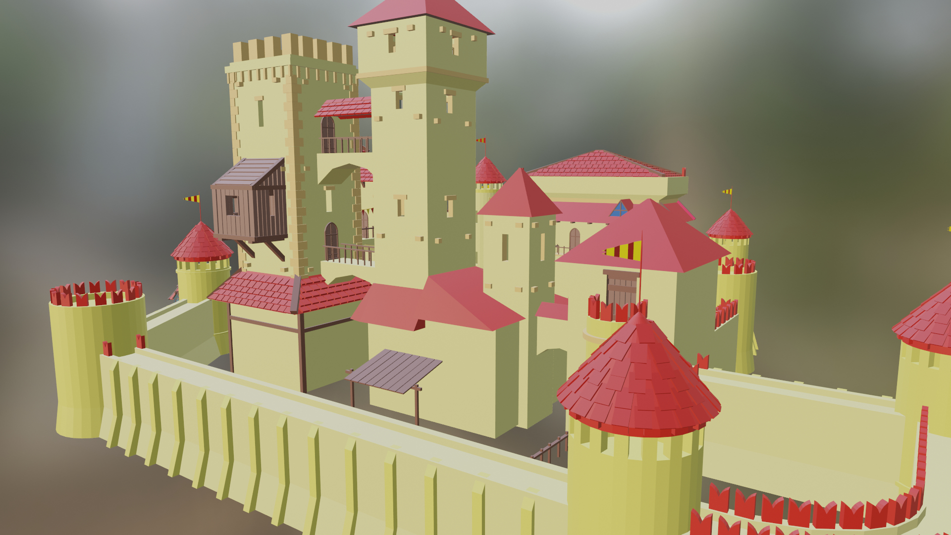3D castel - TurboSquid 1677586