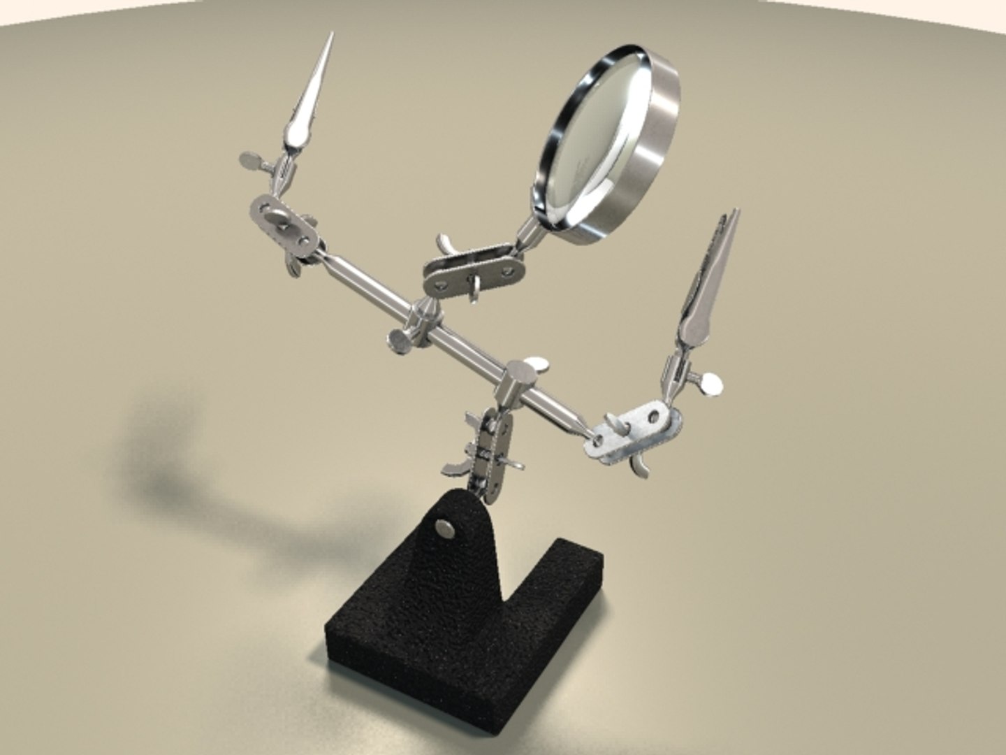 3ds professional helping hand magnifying glass