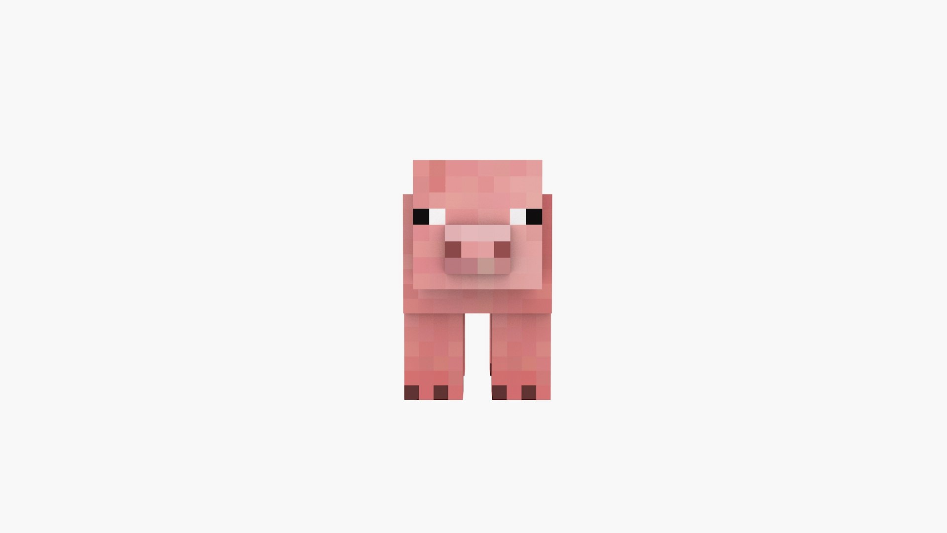 3D Model Pig Minecraft - TurboSquid 2364683