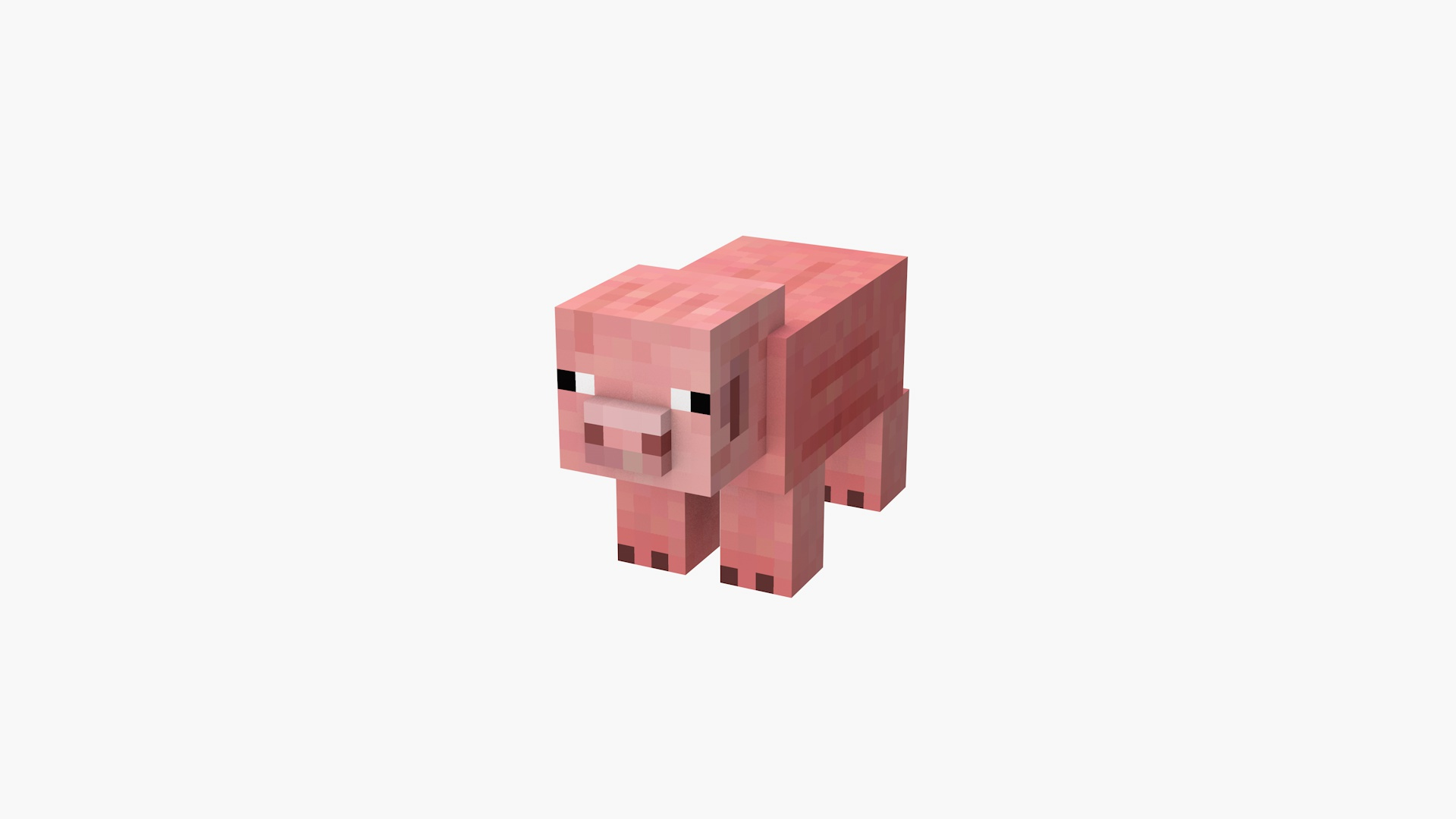 3D Model Pig Minecraft - TurboSquid 2364683