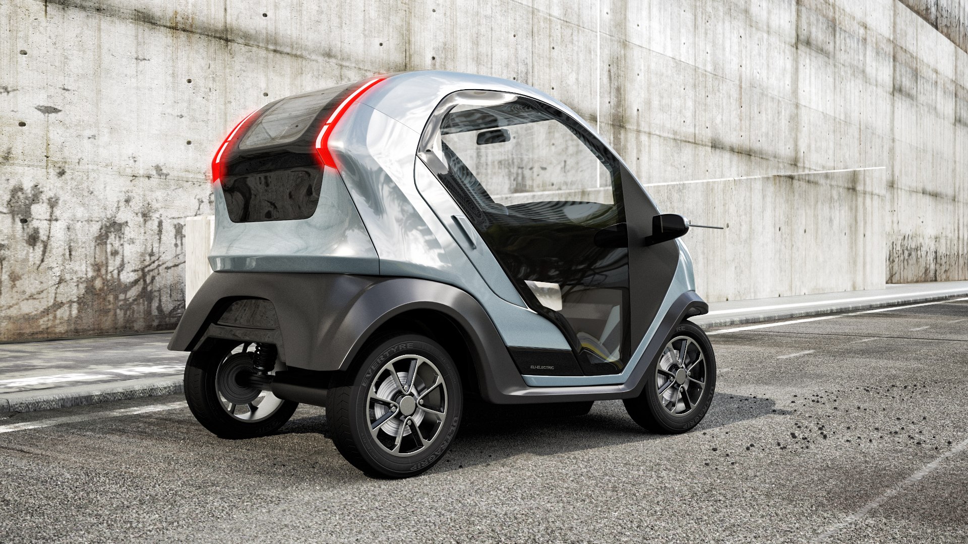 Eli zero car 3D model - TurboSquid 1447633