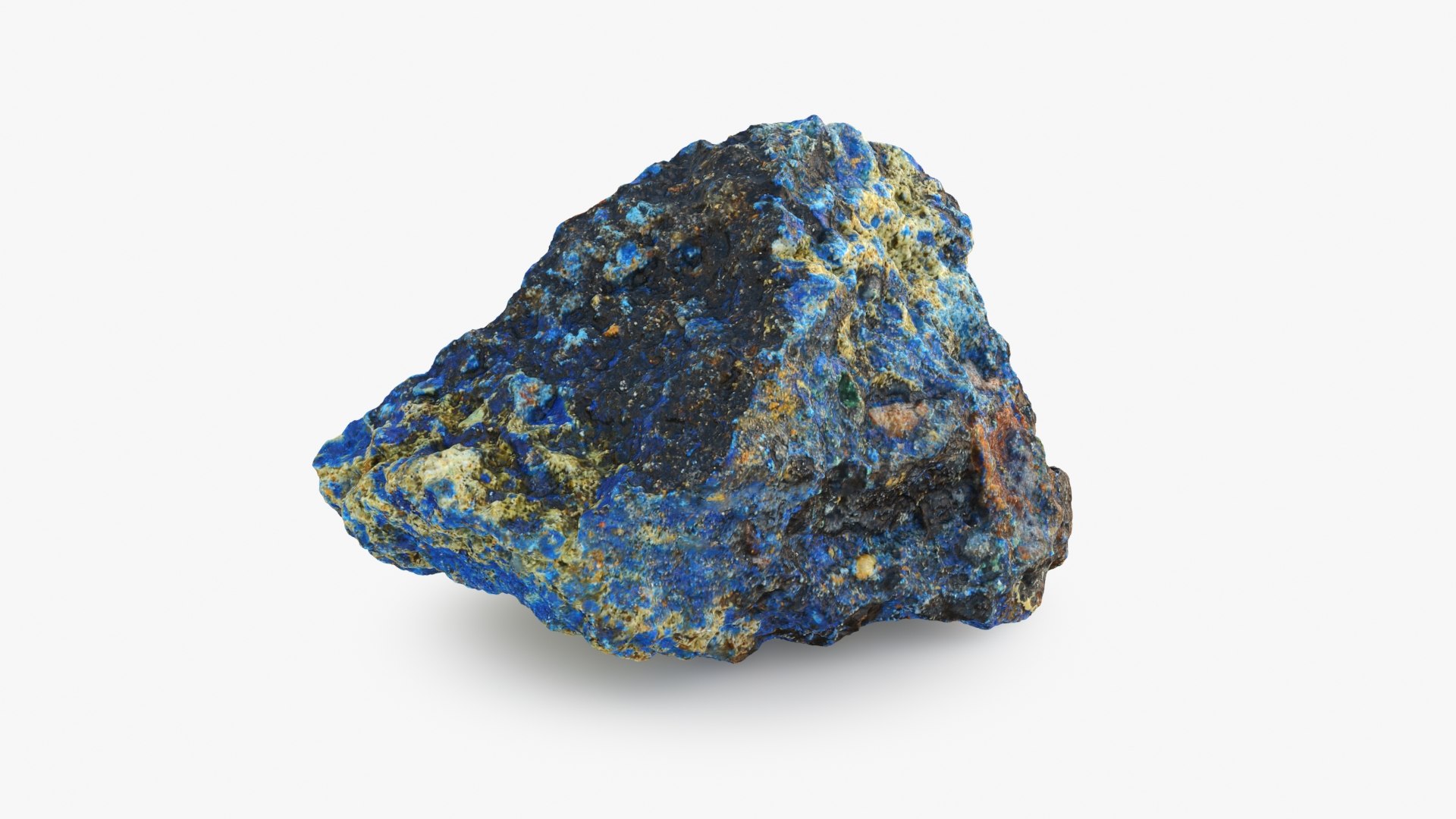 Azurite Crystal 02 3D - TurboSquid 2305532