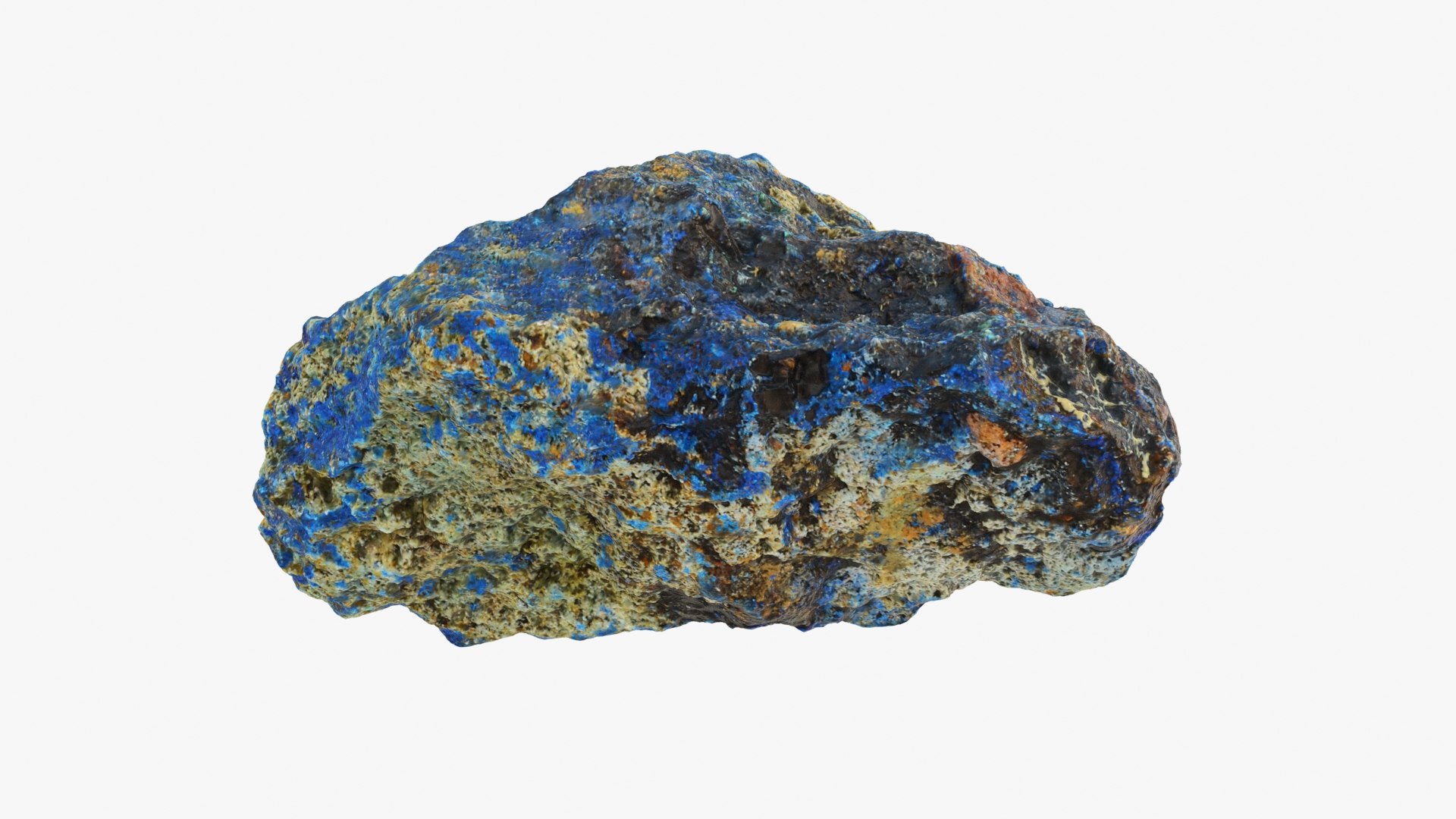 Azurite Crystal 02 3D - TurboSquid 2305532