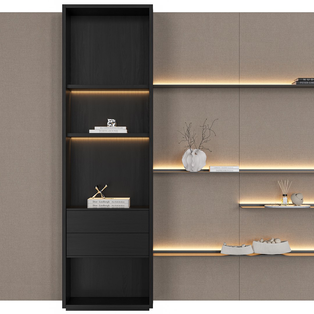 Poliform Wall System 3D Model - TurboSquid 2346646