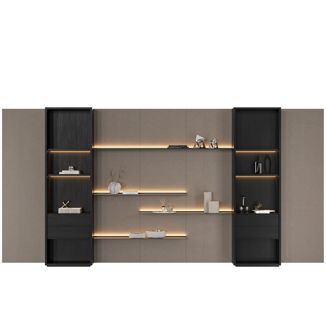 Poliform Wall System 3D Model - TurboSquid 2346646