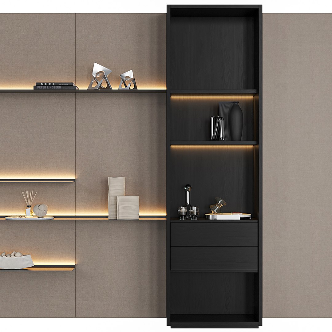 Poliform Wall System 3D Model - TurboSquid 2346646