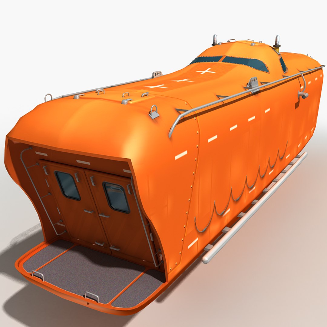 3d Lifeboat 2 Model