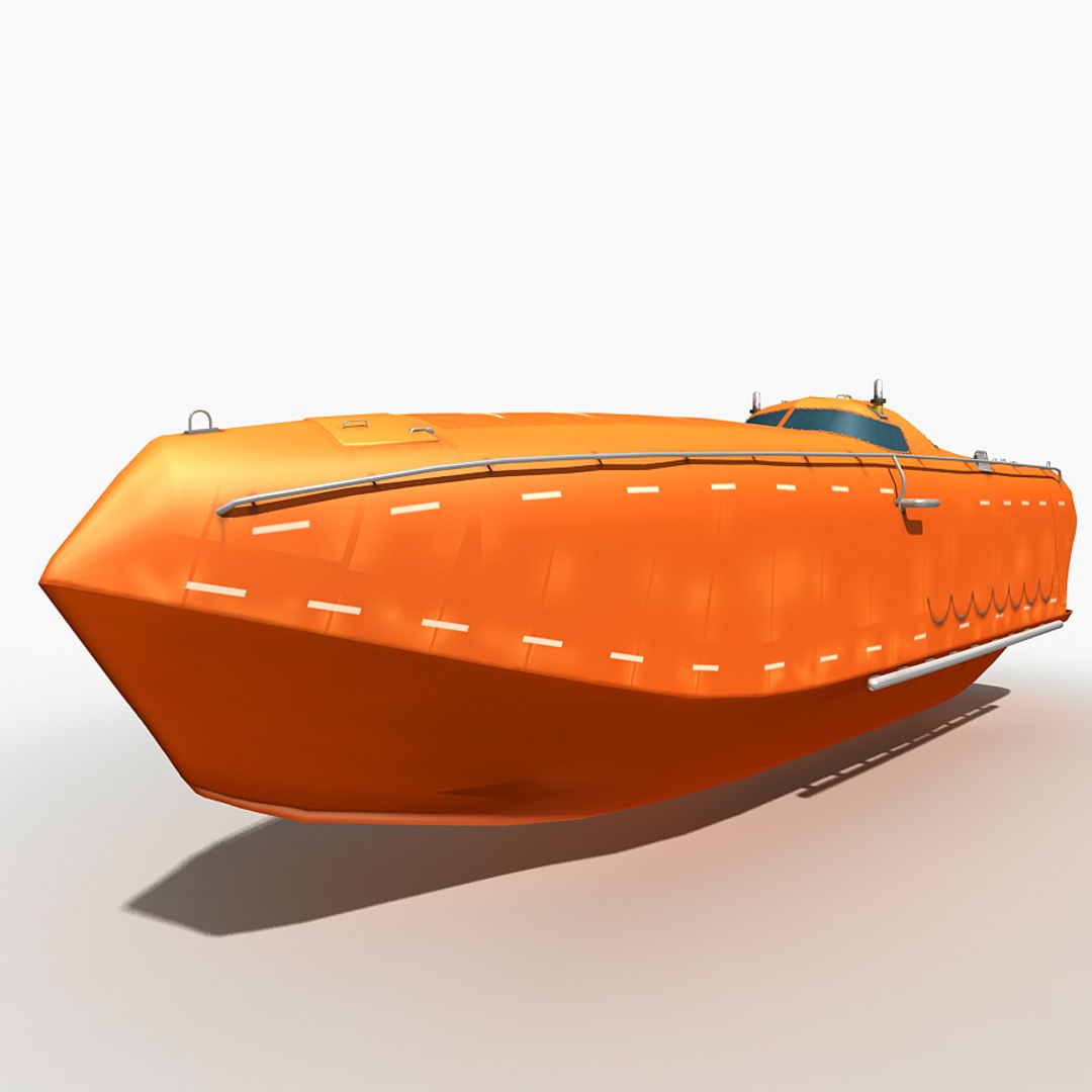 3d Lifeboat 2 Model