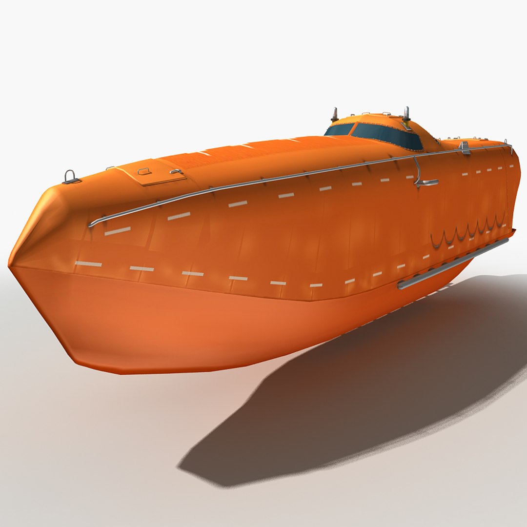 3d Lifeboat 2 Model