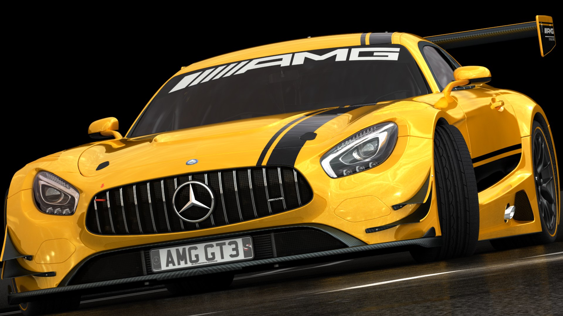 3d Mercedes-benz Amg 2017 Gt3