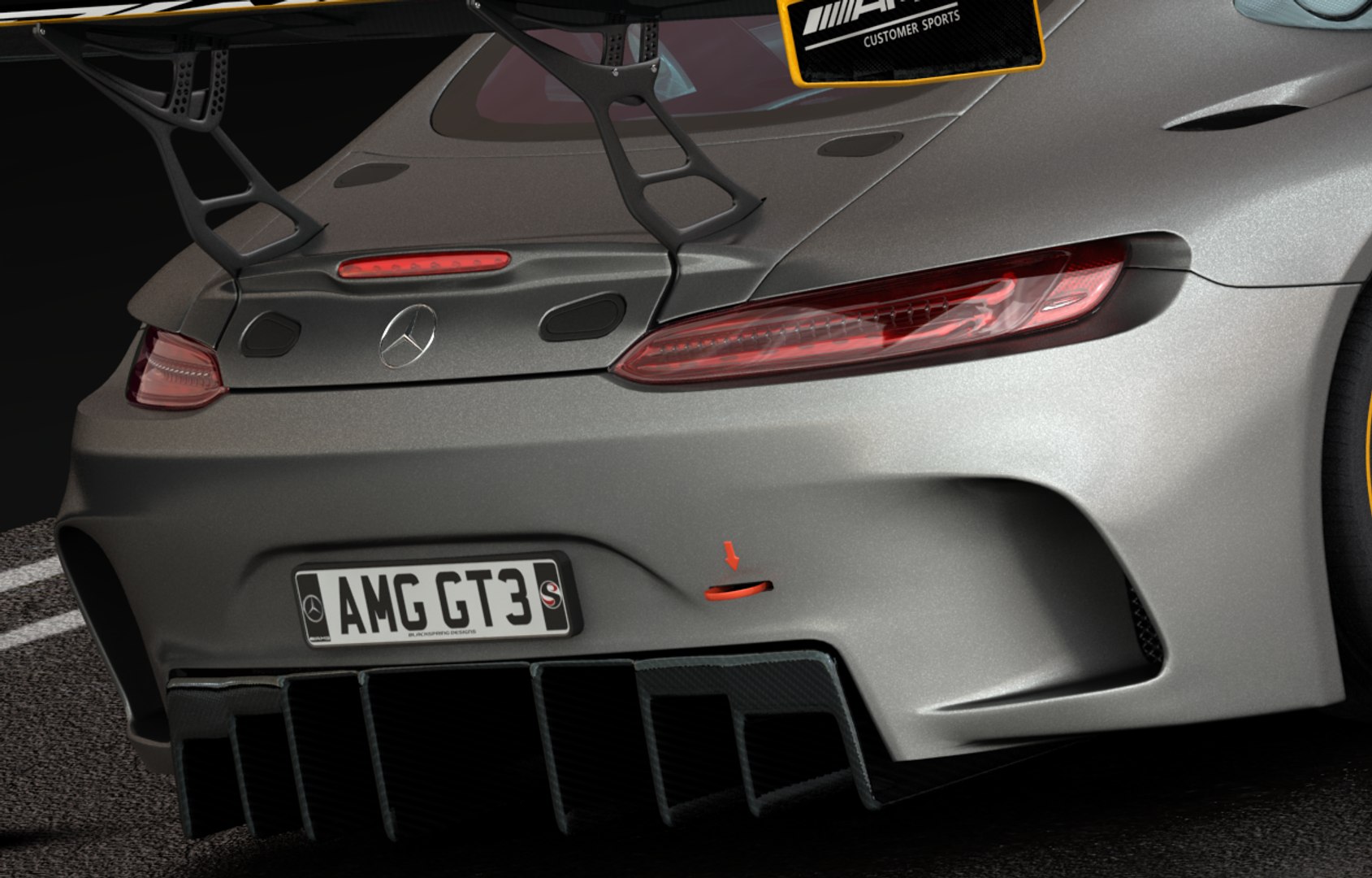 3d Mercedes-benz Amg 2017 Gt3