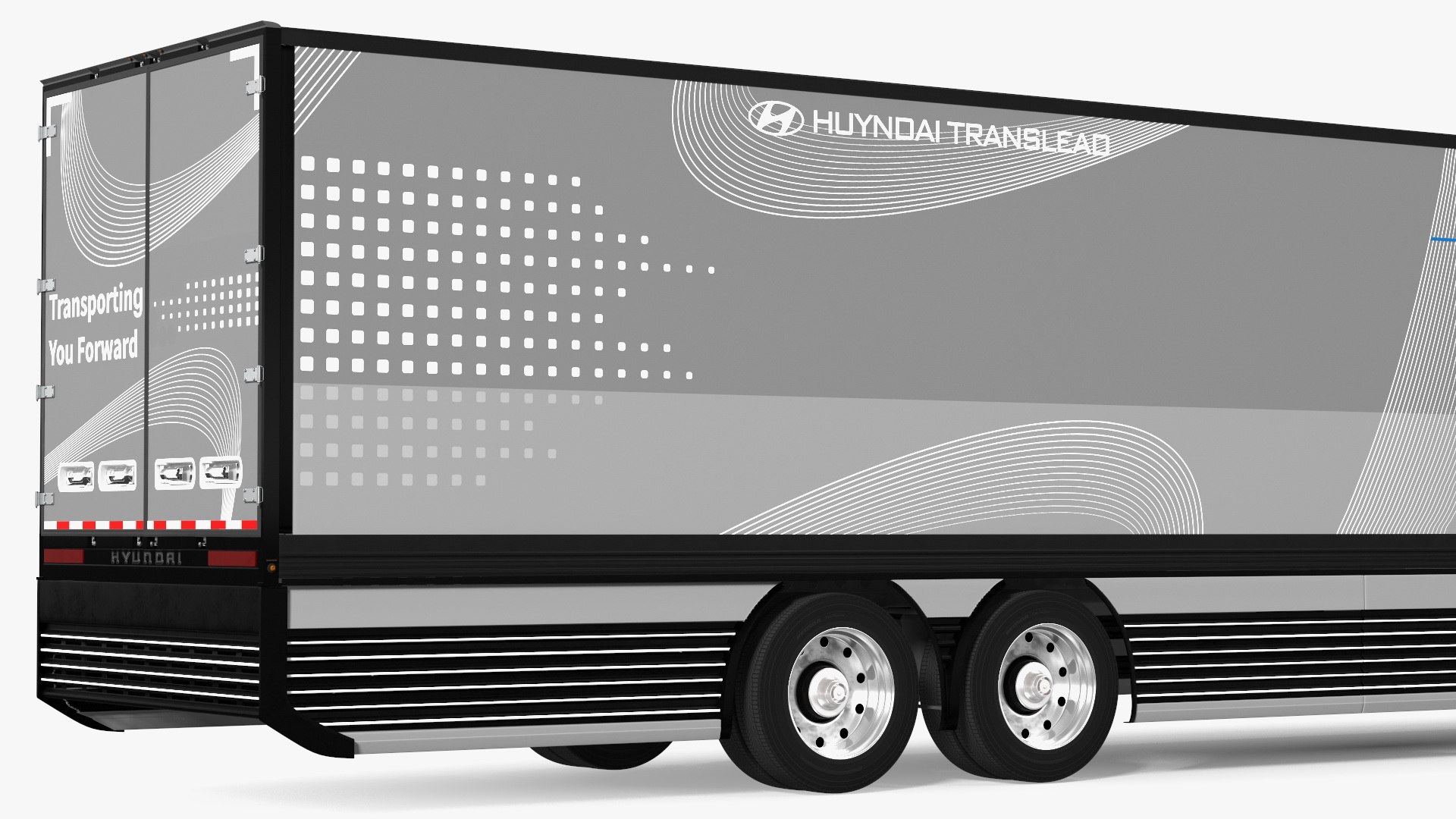 3D Hyundai HDC-6 Cargo Trailer - TurboSquid 2164094