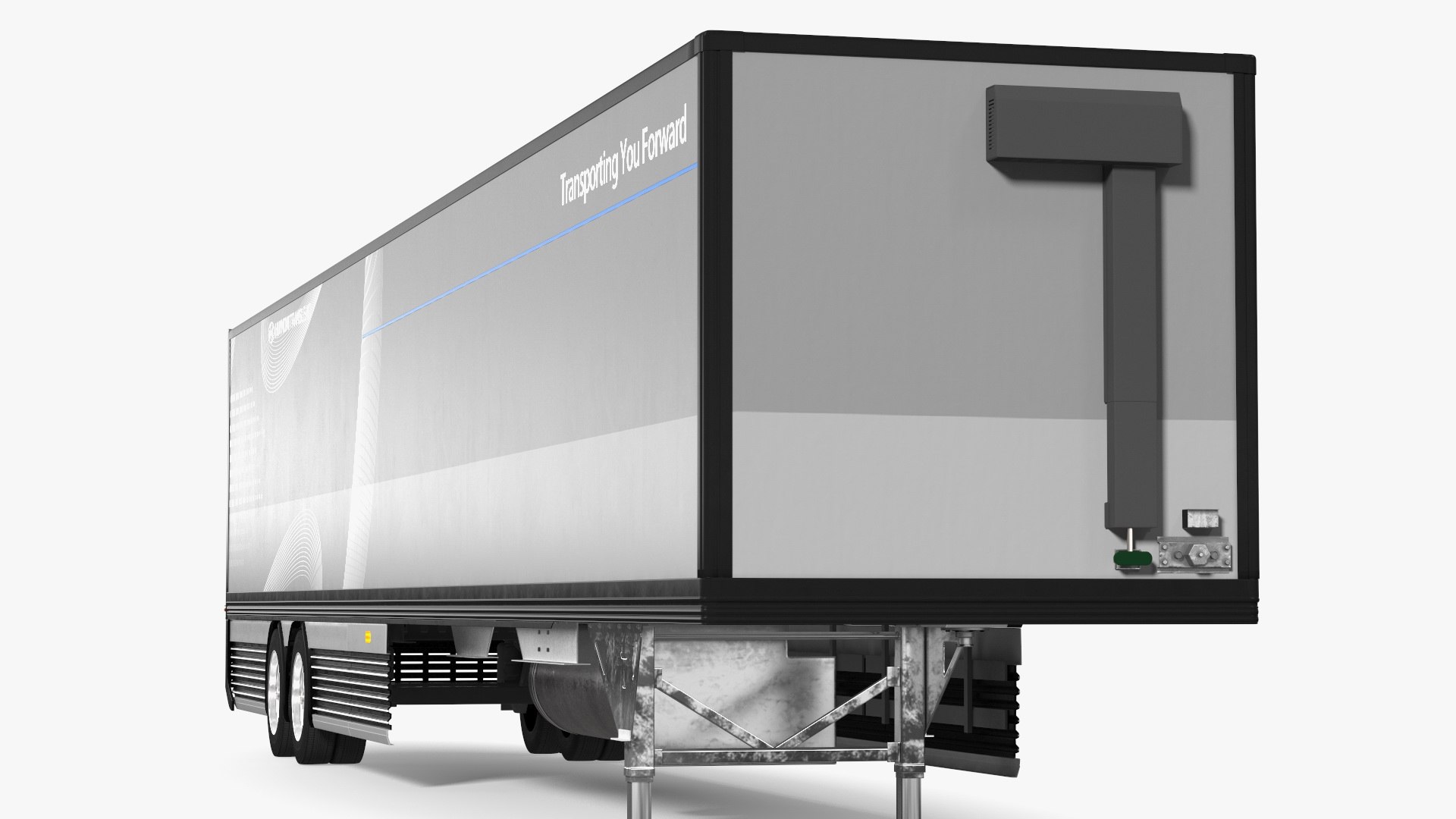 3D Hyundai HDC-6 Cargo Trailer - TurboSquid 2164094