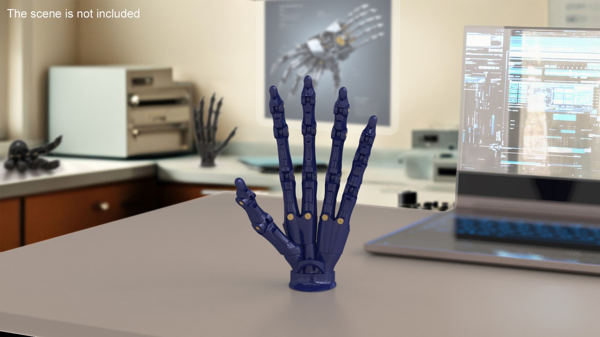 Robotic Arm Blue 3D Model - TurboSquid 2234704