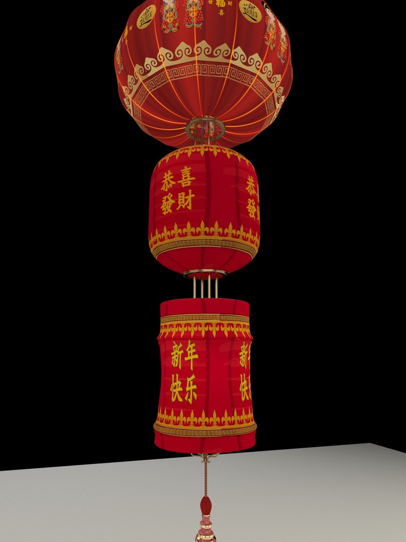 Chinese Lantern 3D Model - TurboSquid 1585946