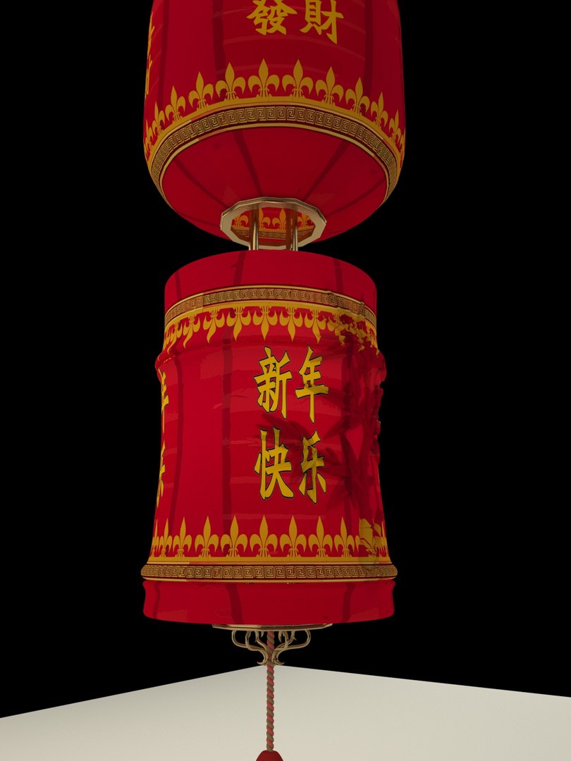 Chinese Lantern 3D Model - TurboSquid 1585946