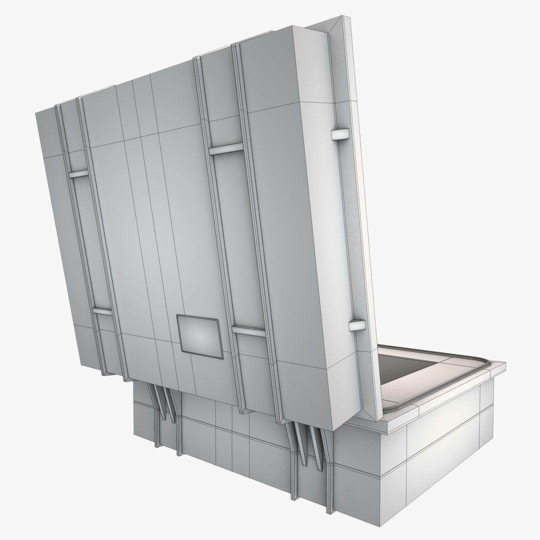 Pelican Case Open 3d C4d