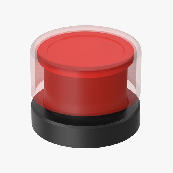 modelo 3d Botón 01 16 Rojo - TurboSquid 1204378