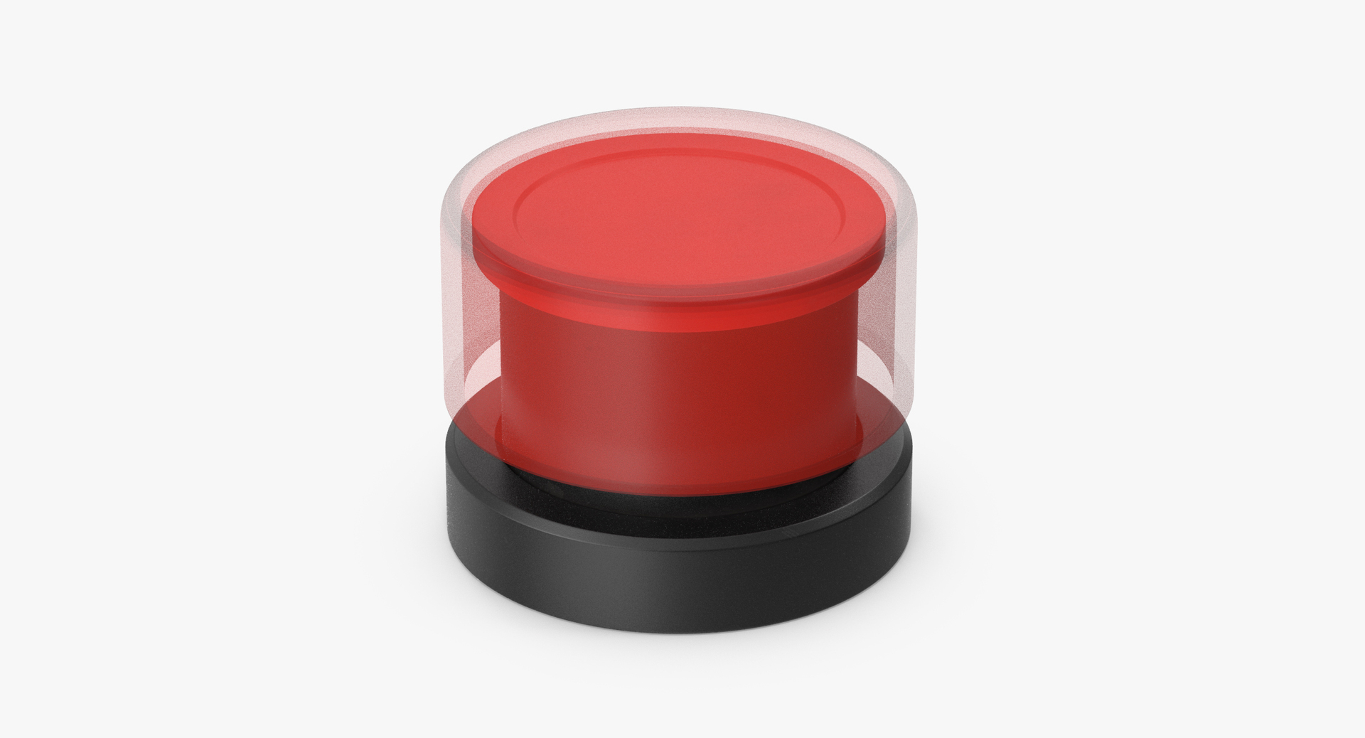 3D Button 01 16 Red - TurboSquid 1204378