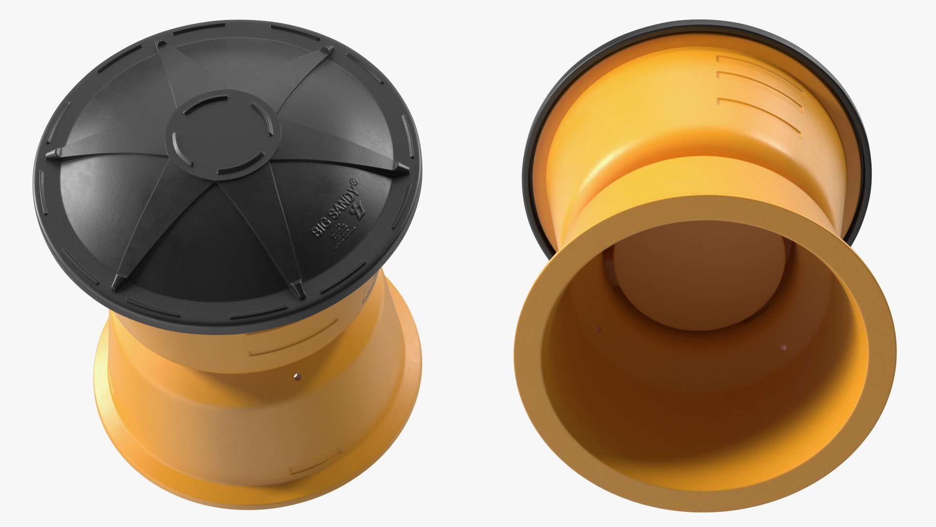 Impact Attenuator Combination Barrel 3D - TurboSquid 2226135
