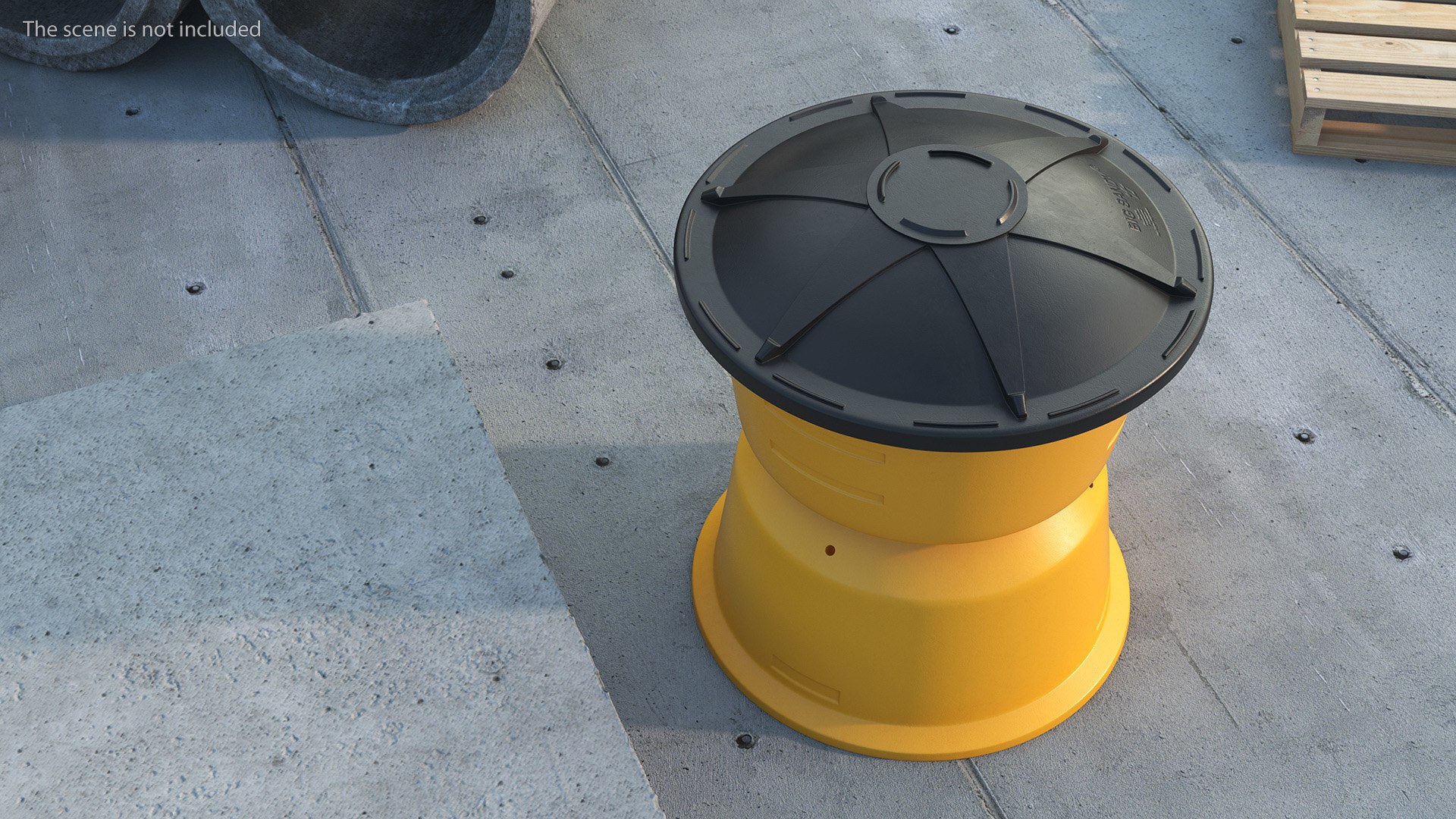 Impact Attenuator Combination Barrel 3D - TurboSquid 2226135