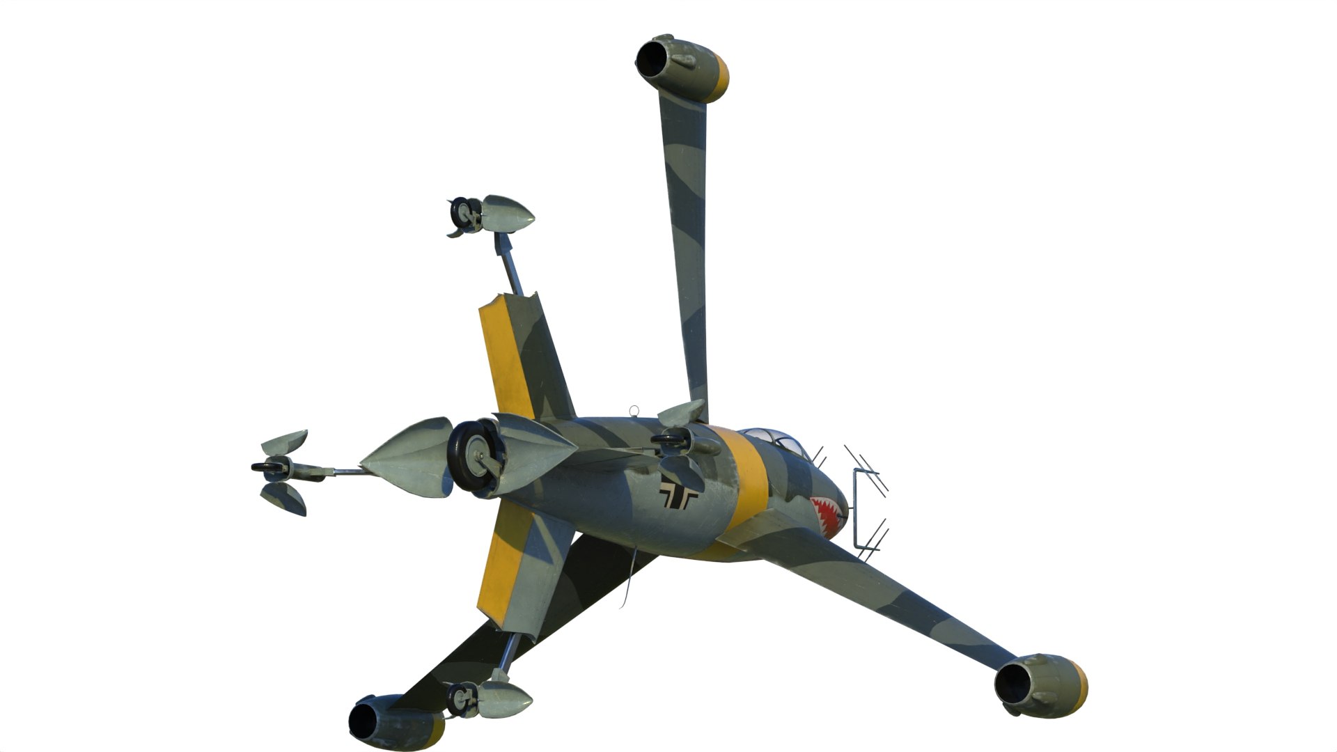 Focke Wulf Triebflugel 3D Model - TurboSquid 1871131