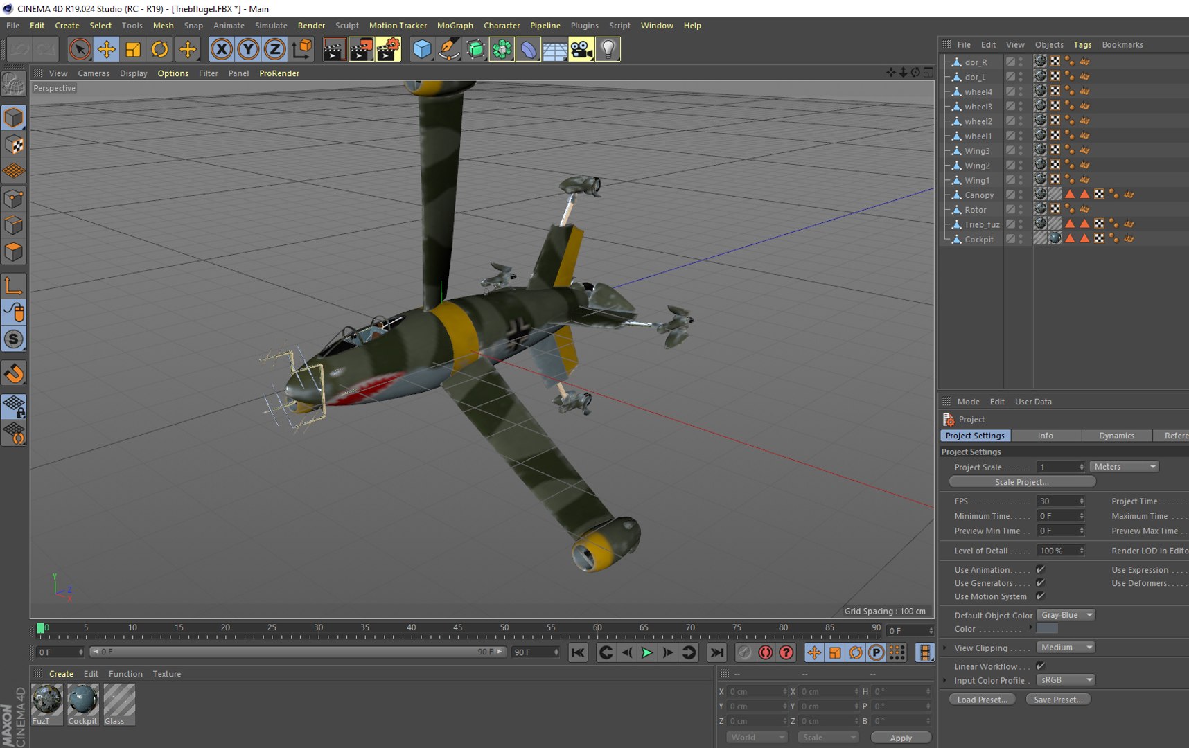 Focke Wulf Triebflugel 3D Model - TurboSquid 1871131