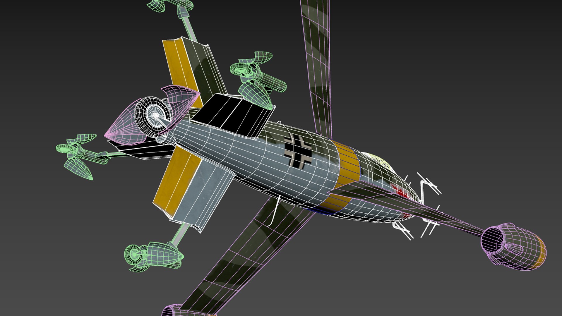 Focke Wulf Triebflugel 3D Model - TurboSquid 1871131