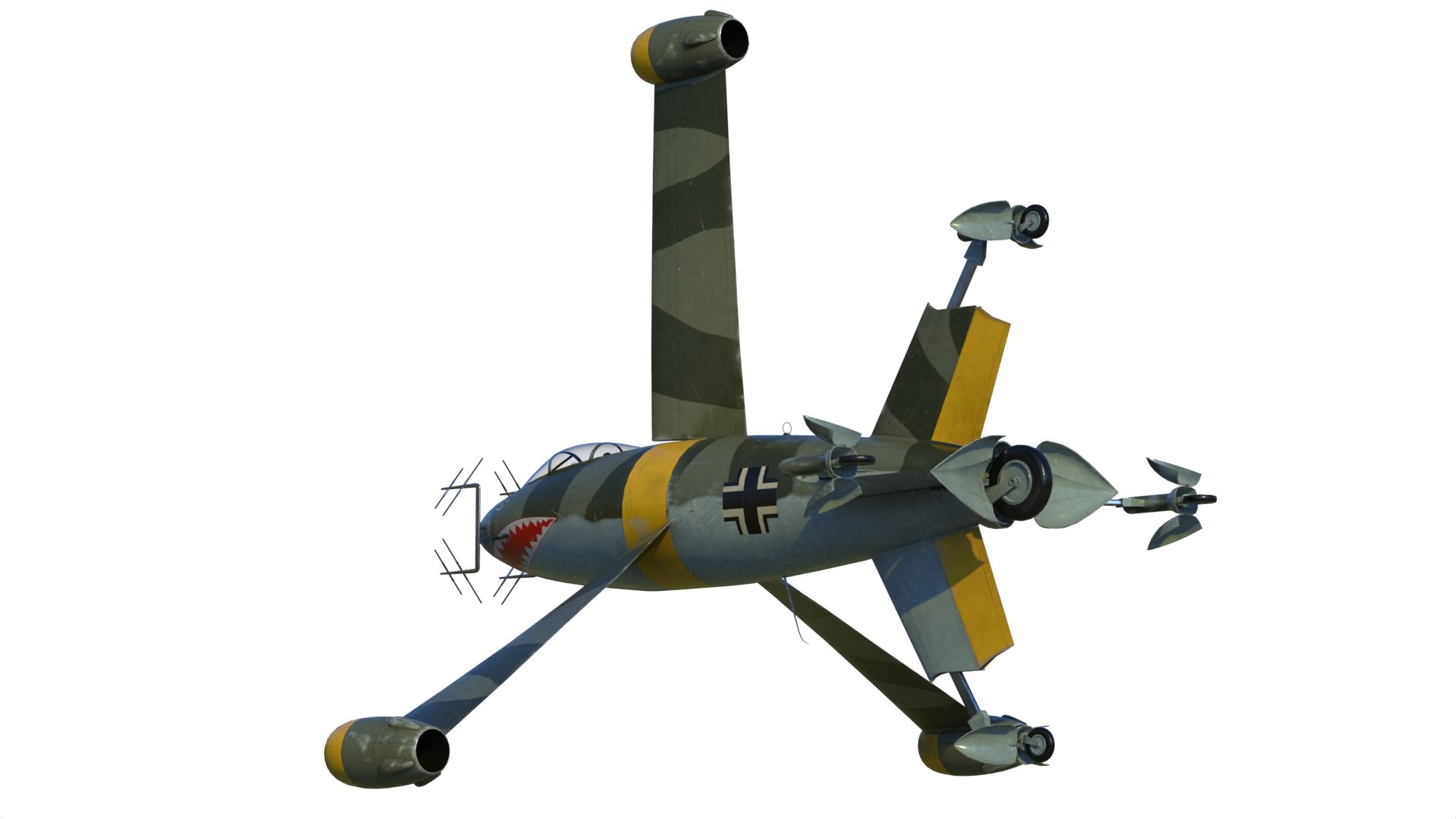 Focke Wulf Triebflugel 3D Model - TurboSquid 1871131