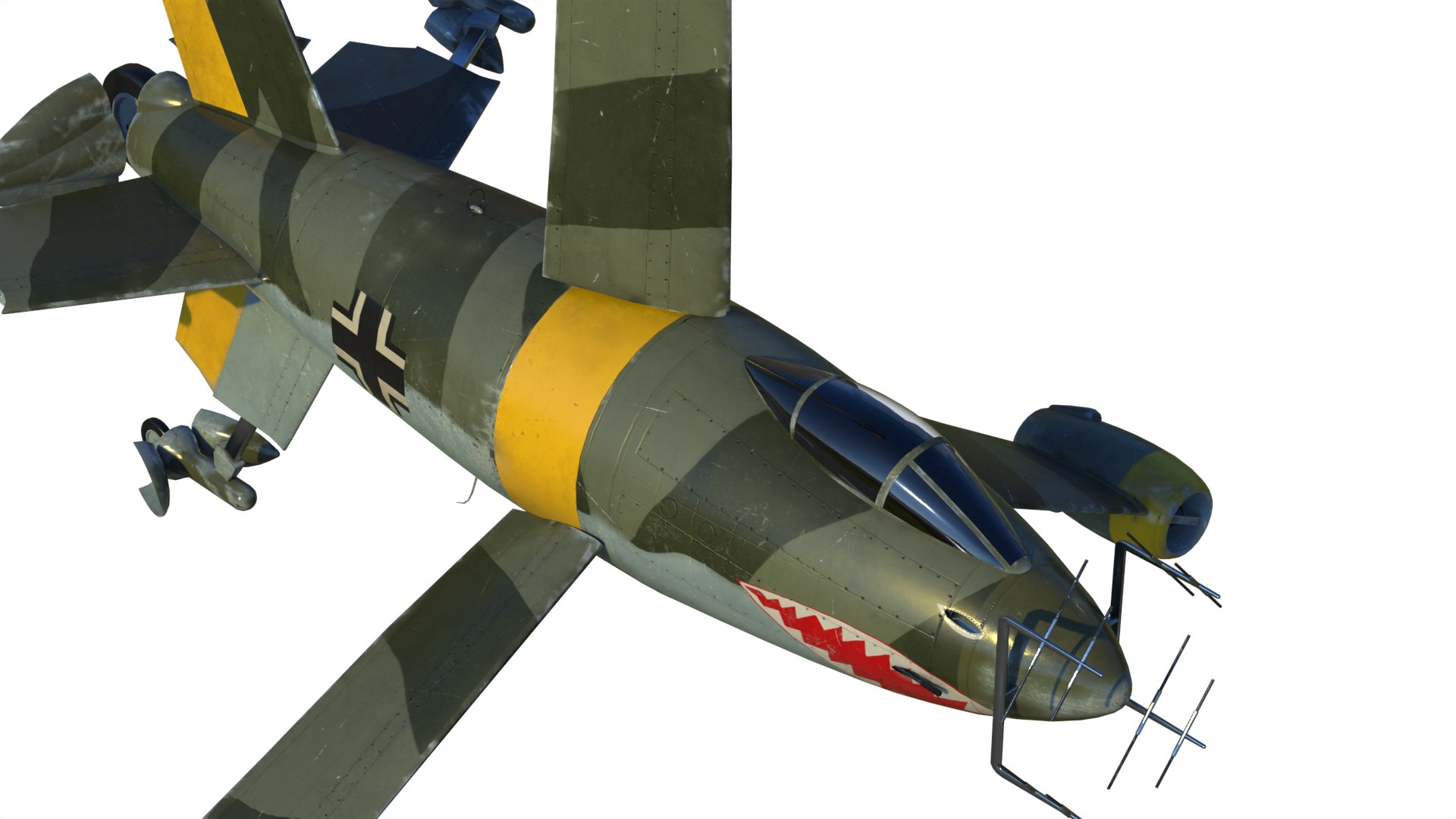 Focke Wulf Triebflugel 3D Model - TurboSquid 1871131