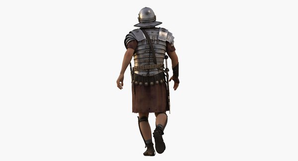 3d model realistic roman soldier