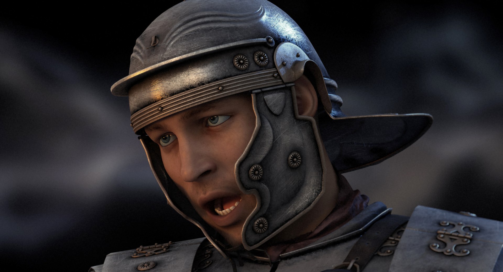 3d Model Realistic Roman Soldier