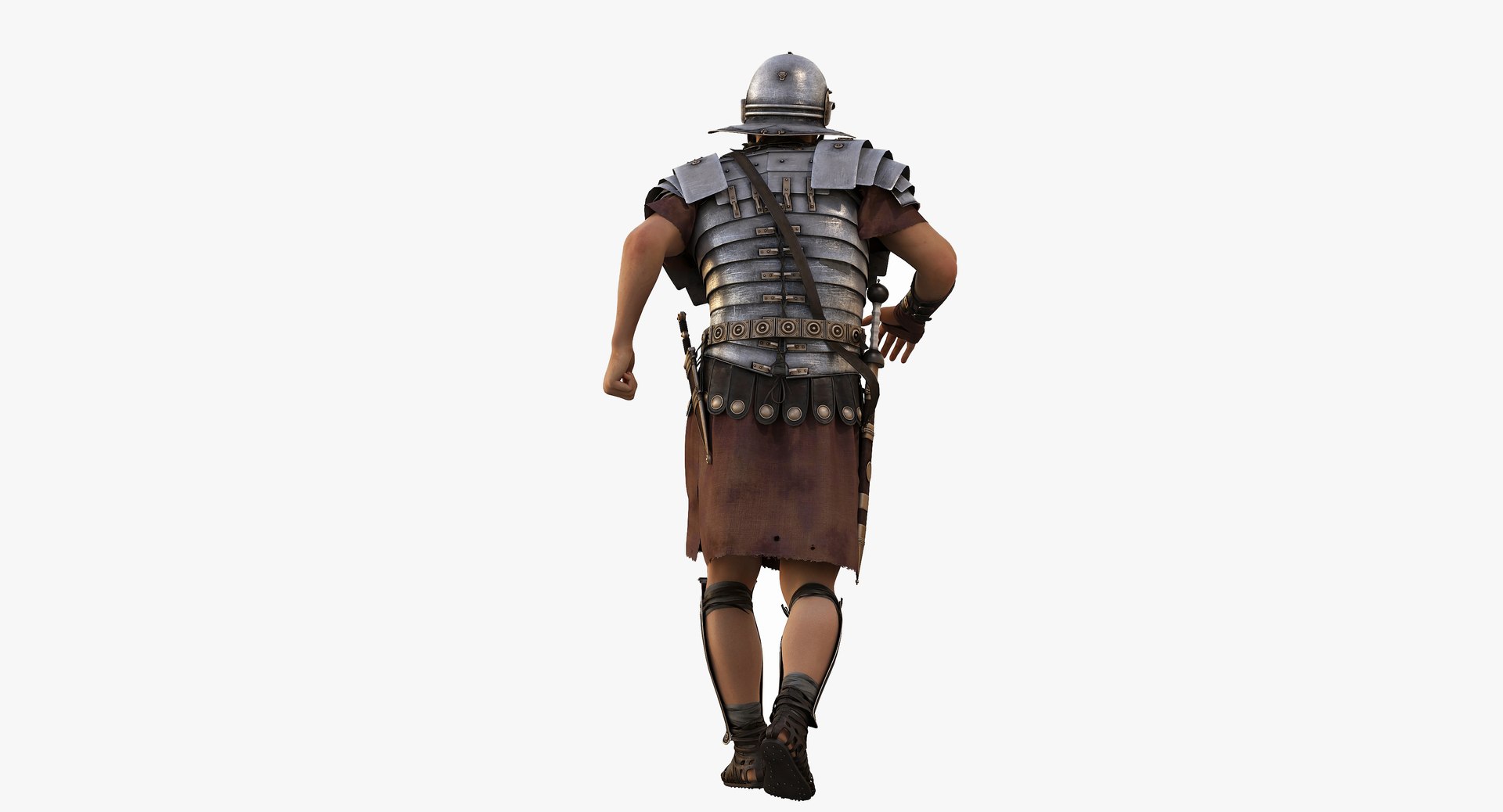 3d model realistic roman soldier