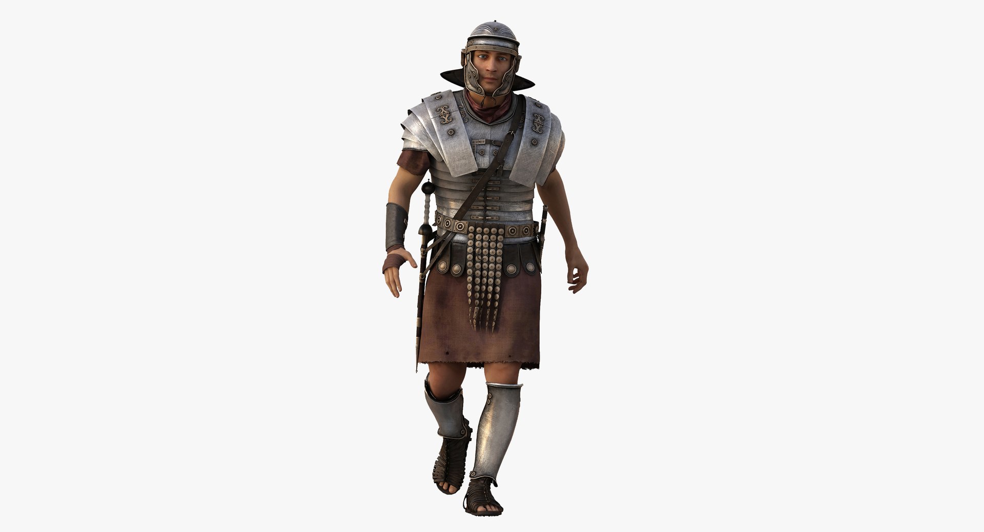 3d model realistic roman soldier