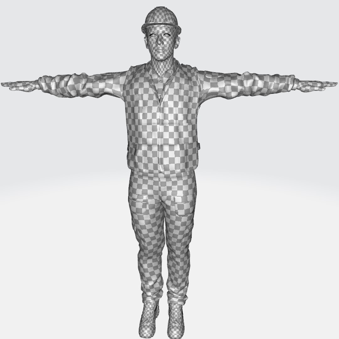 3D Construction Worker Men Engineer Ready - TurboSquid 2328393