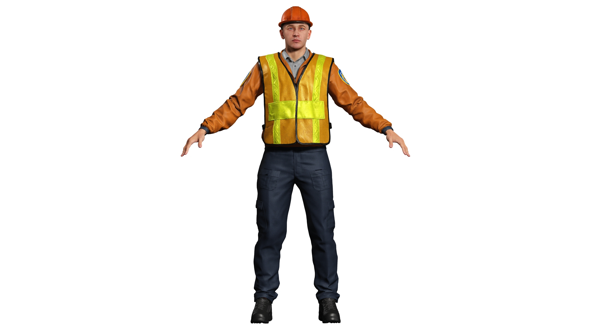3D Construction Worker Men Engineer Ready - TurboSquid 2328393