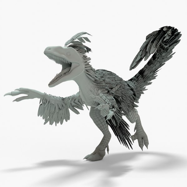 modelo 3d Pyroraptor Rigged Basemesh - TurboSquid 2100206