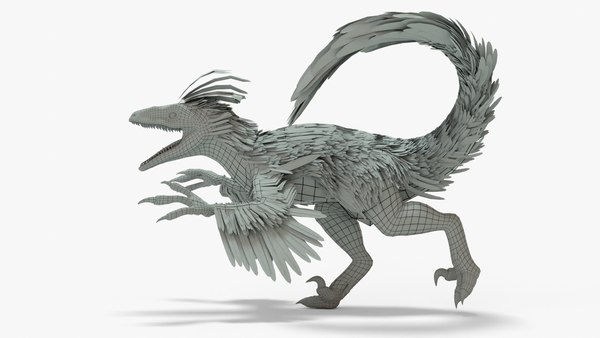 modelo 3d Pyroraptor Rigged Basemesh - TurboSquid 2100206