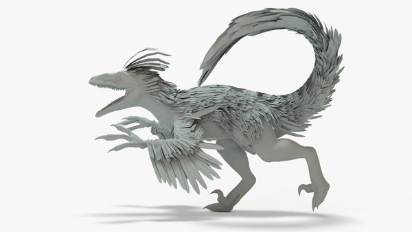modelo 3d Pyroraptor Rigged Basemesh - TurboSquid 2100206