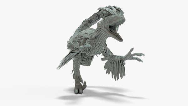 modelo 3d Pyroraptor Rigged Basemesh - TurboSquid 2100206