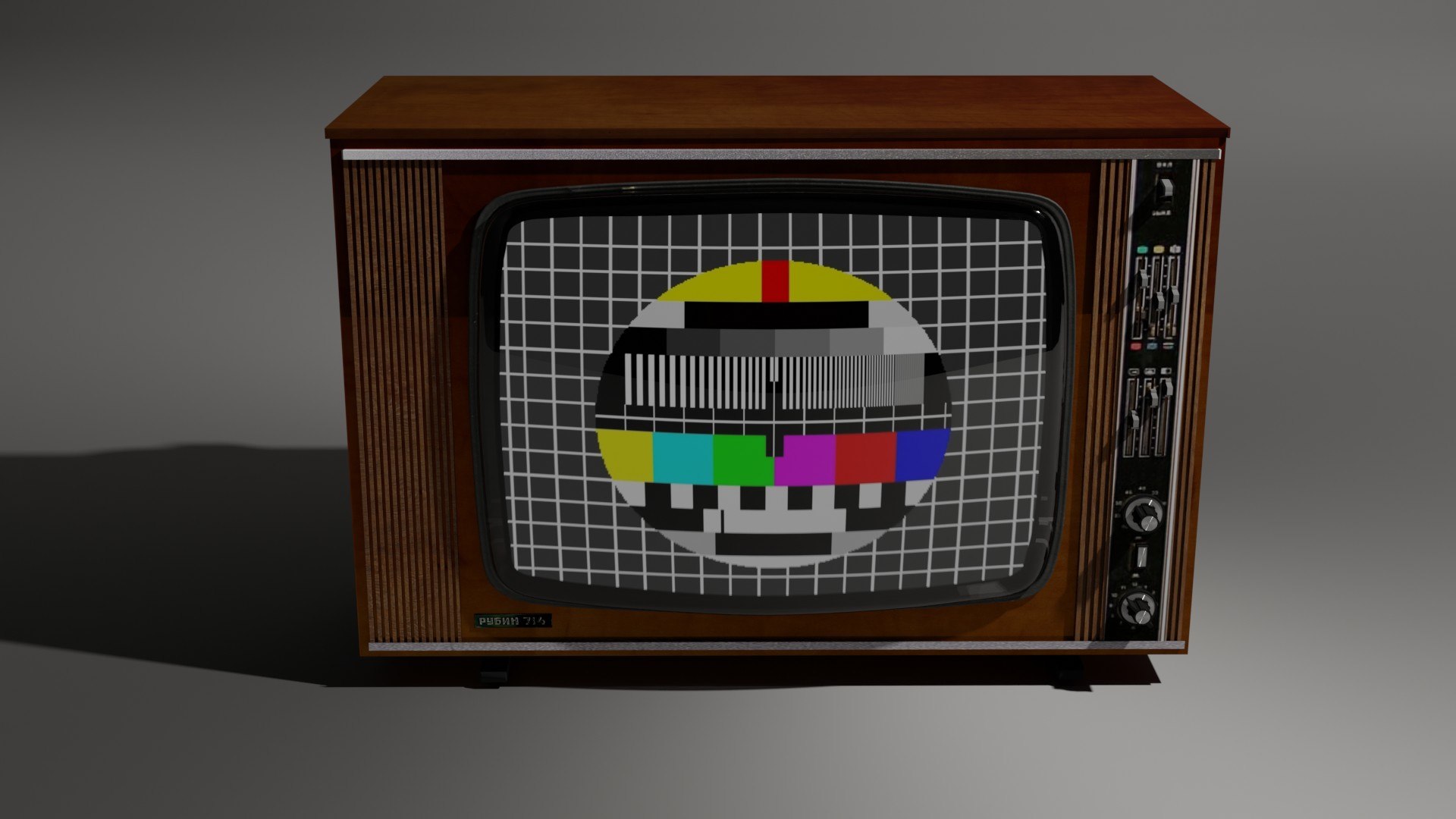 Free 3D Tv Set Rubin 714 - TurboSquid 1591336